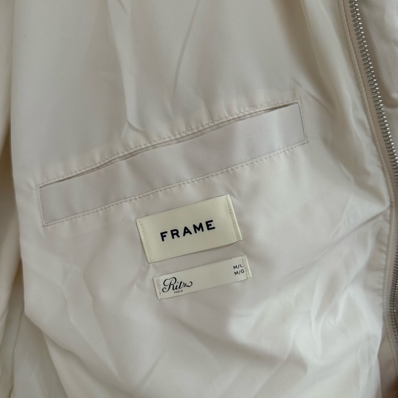 Frame Denim | Jackets & Coats | Frame X Ritz Carlton Cream Cropped ...